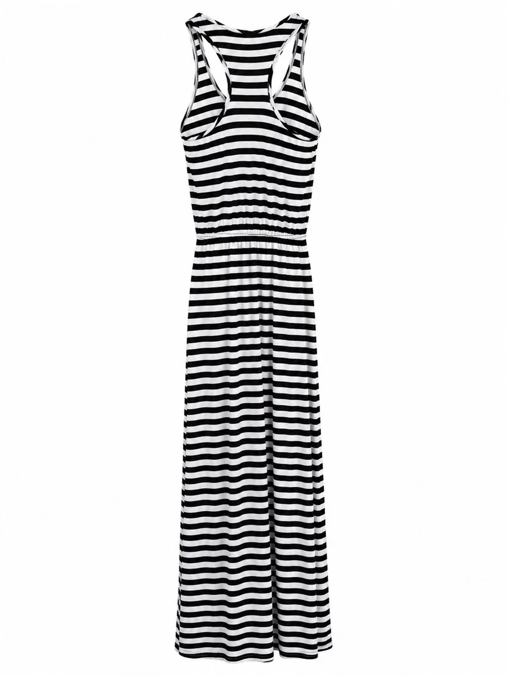 Michael Stars | Dresses | Michael Stars Black White Striped Racerback ...
